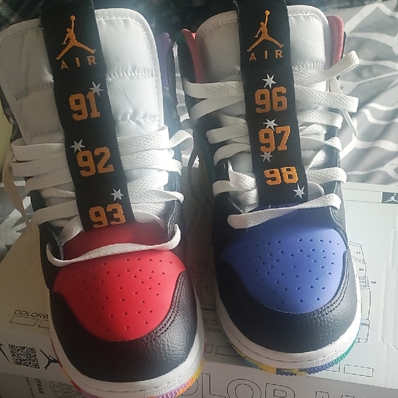 Jordan | Shoes | Jordan Red And Blue Sneakers For Bold Style | Poshmark